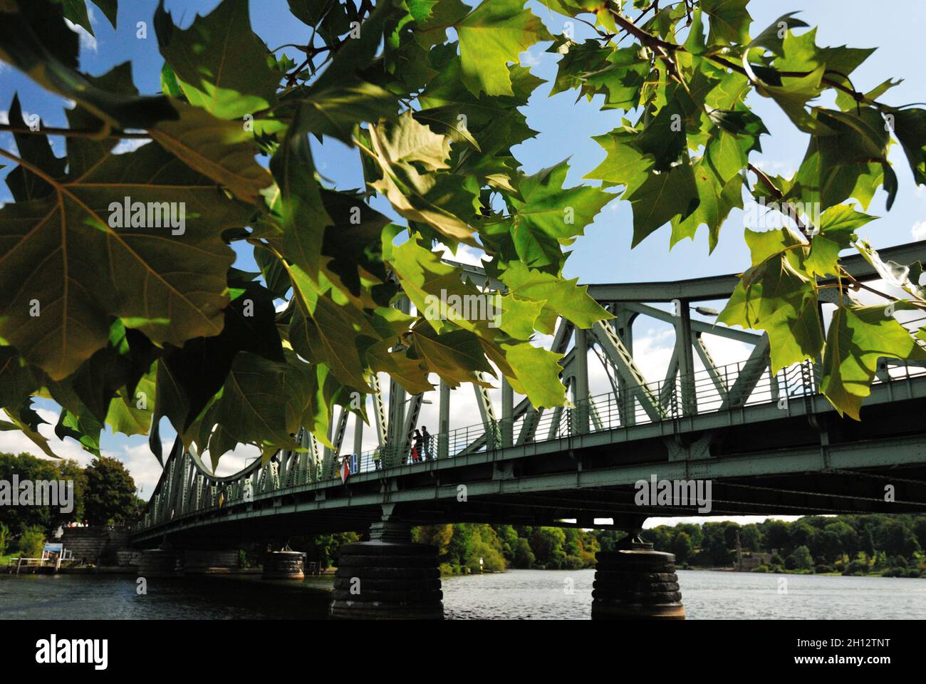 Potsdam,Glinicker Bridge,The bridge is a Cold War symbol; the border ...