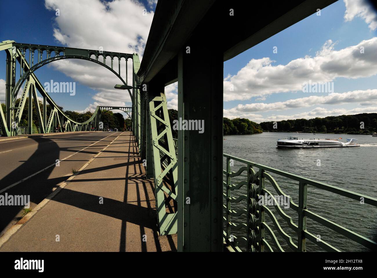 Potsdam,Glinicker Bridge,The bridge is a Cold War symbol; the border ...