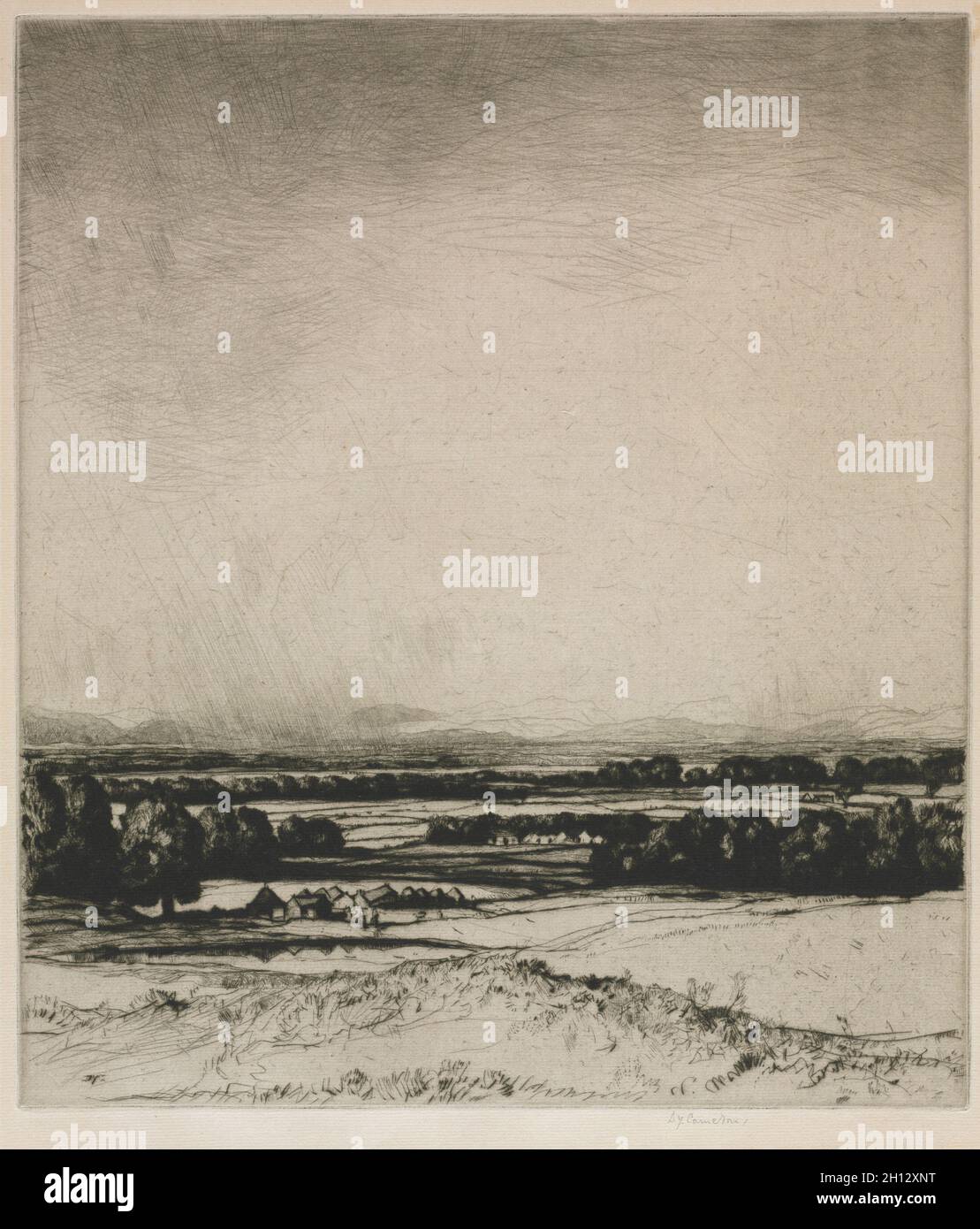 Valley of the Tay. David Young Cameron (British, 1865-1945). Drypoint ...
