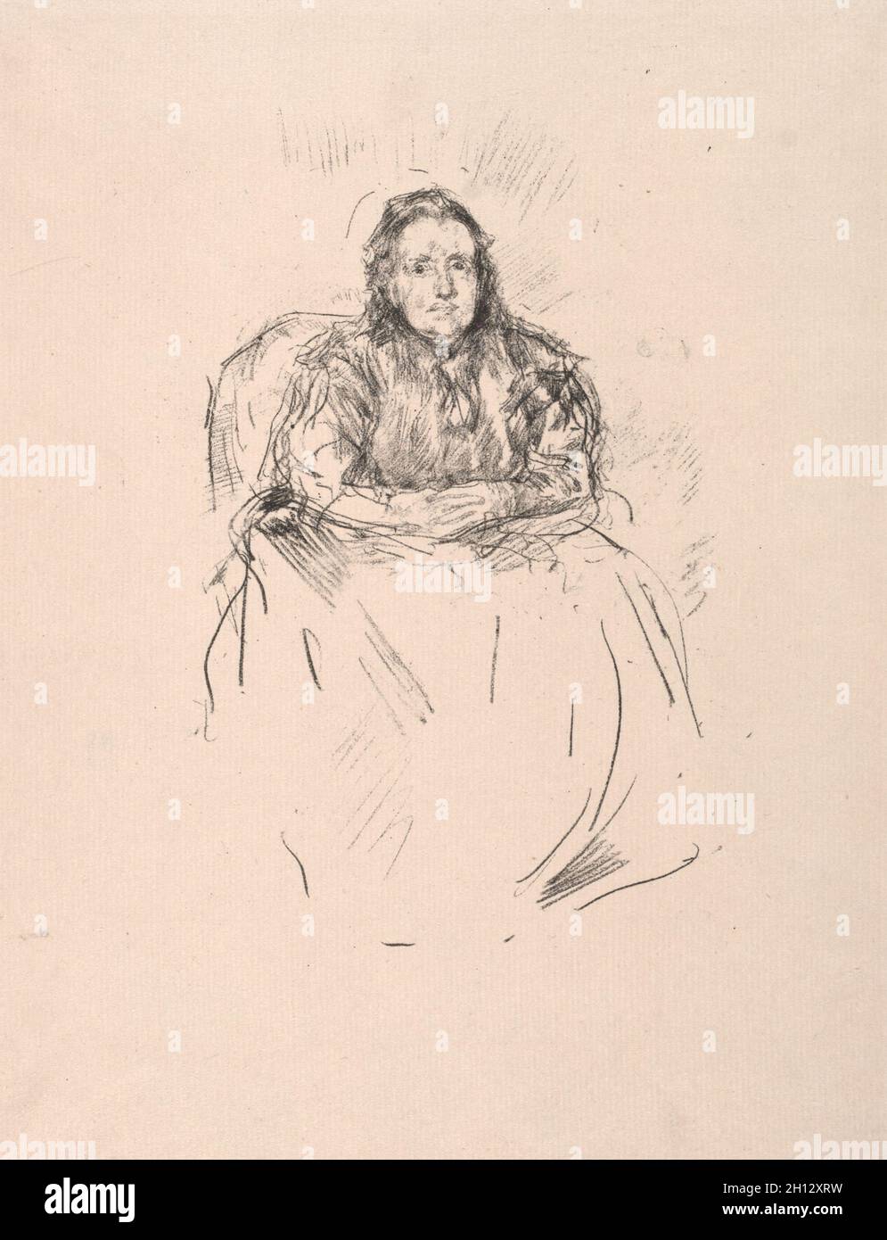 Portrait Study - Mrs. Phillip, 1896. James McNeill Whistler (American ...