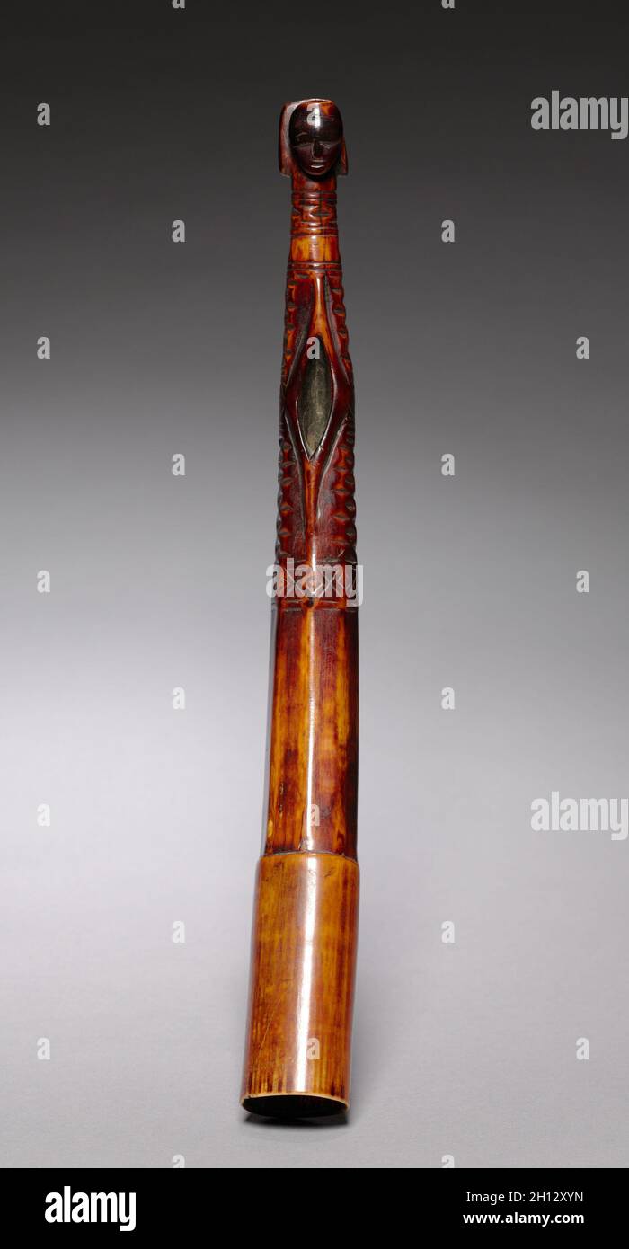 Side-Blown Trumpet, late 1800s. Equatorial Africa, Cameroon; Fang, 19th ...