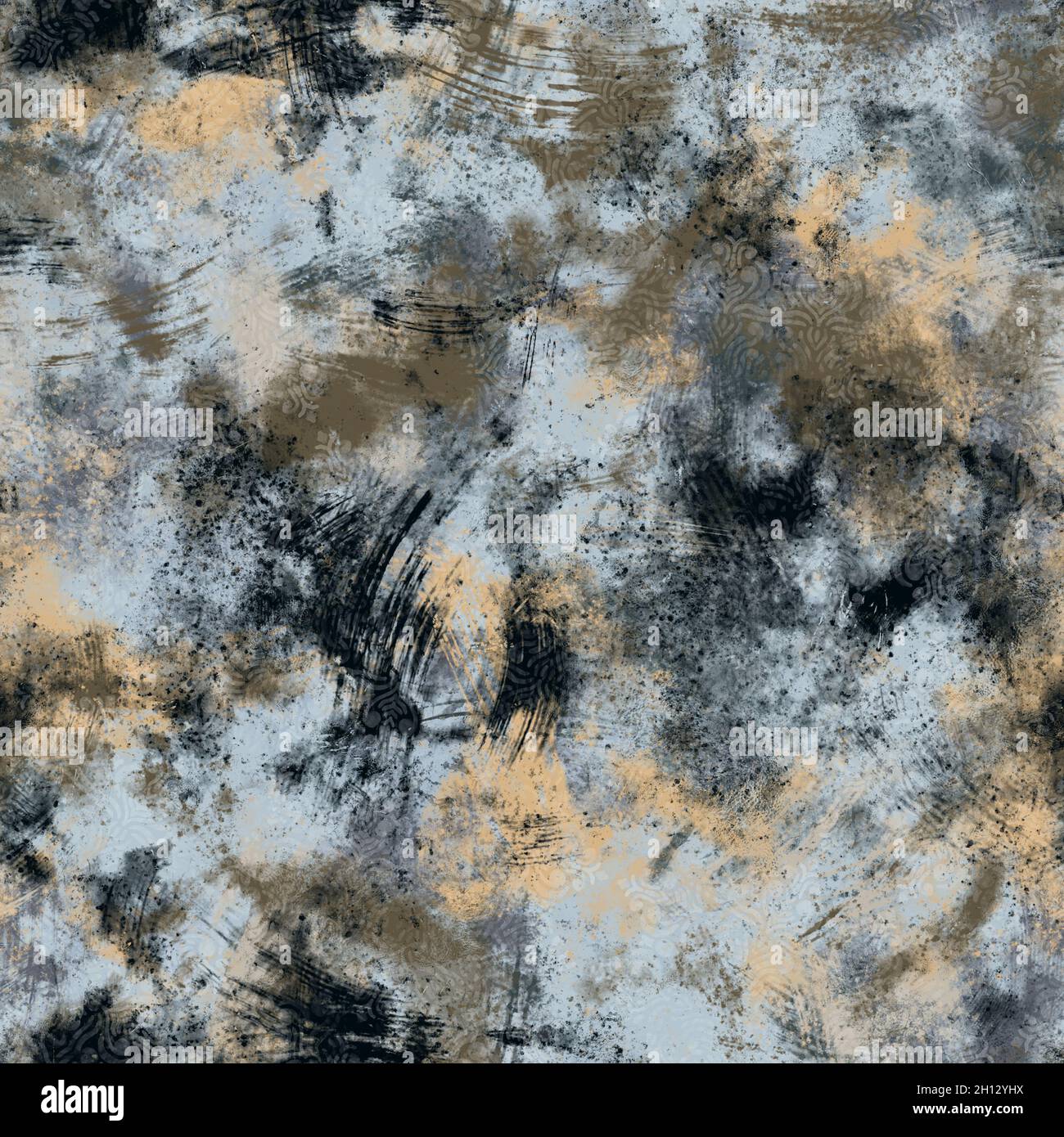 Seamless neutral and white grungy classic abstract surface pattern ...