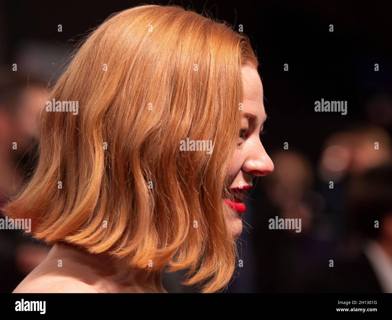 London, UK. 15 October 2021. Sarah Snook attends the UK Premiere of ...