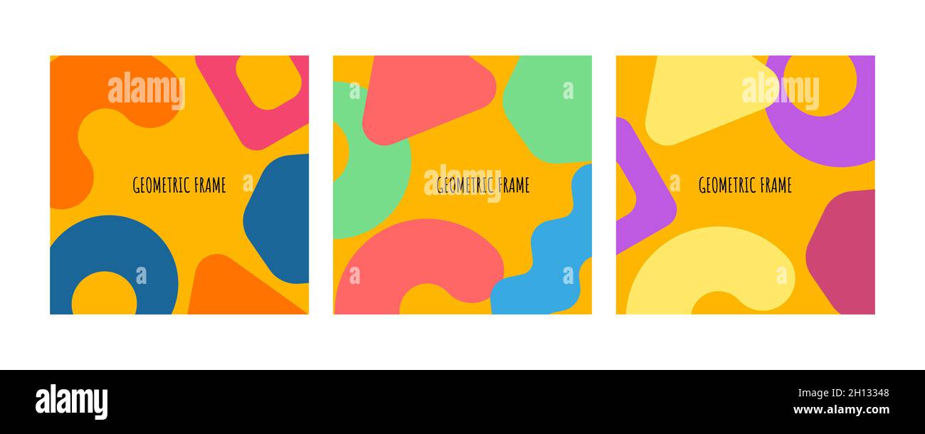 Seamless pattern in memphis style, background with geometric shapes in ...