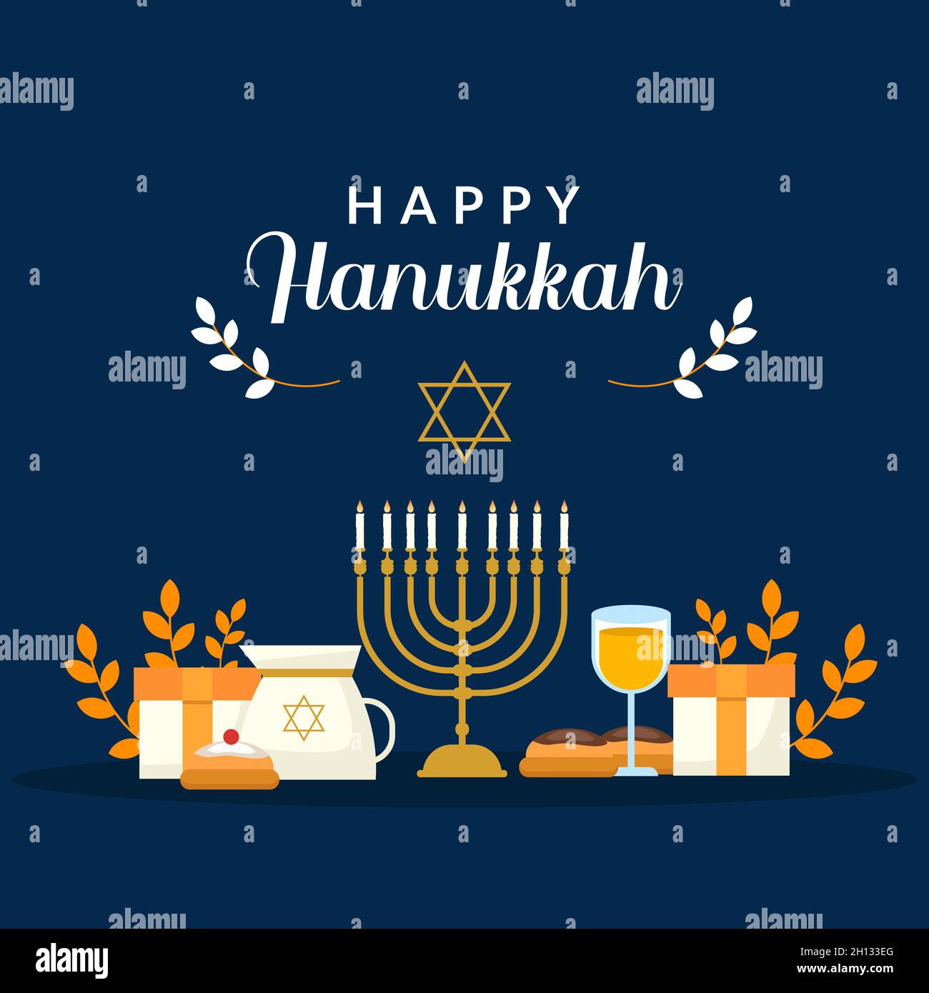 Festive cake on gold Stock Vector Images - Alamy