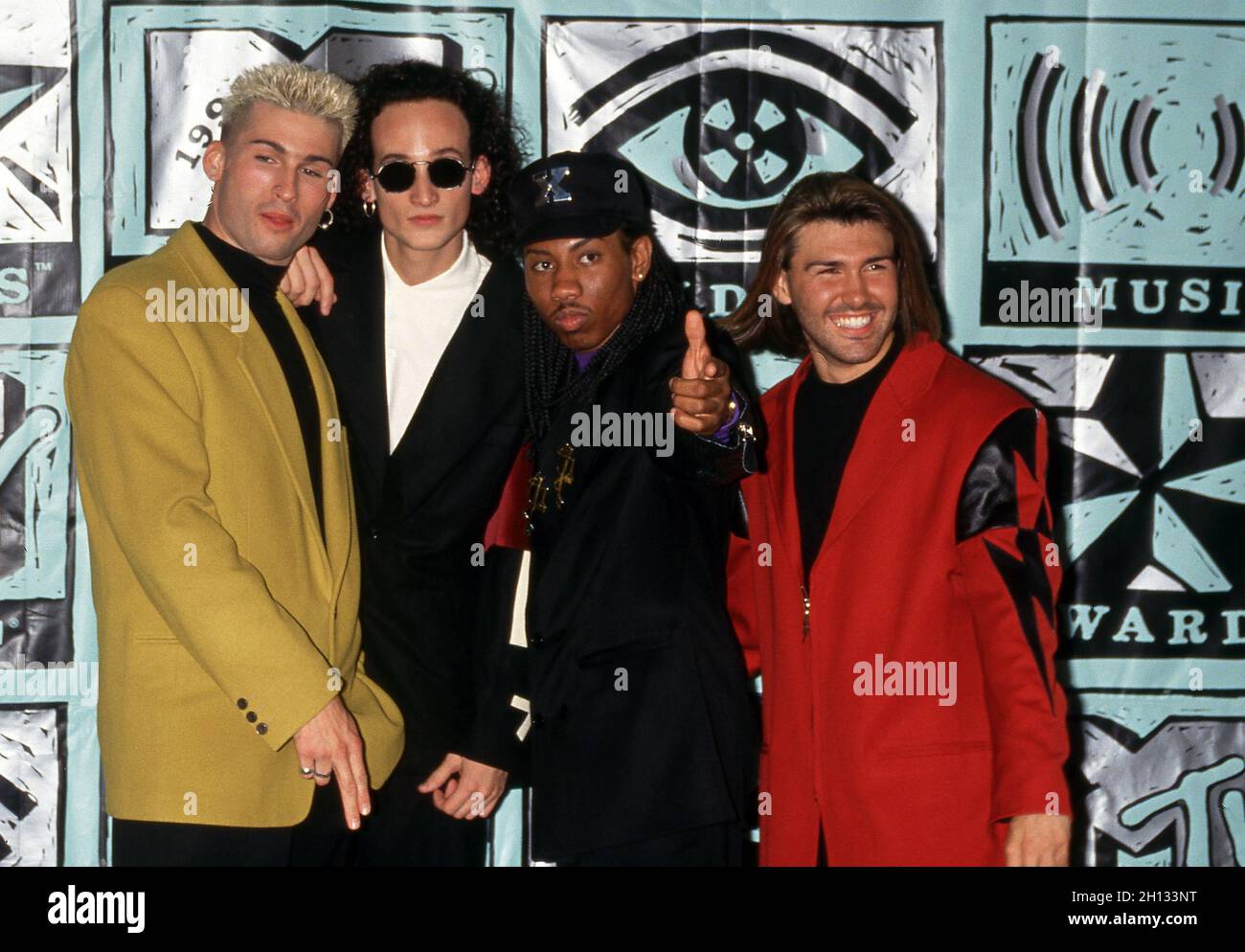 Color Me Badd at the Eighth Annual MTV Video Music Awards on September ...