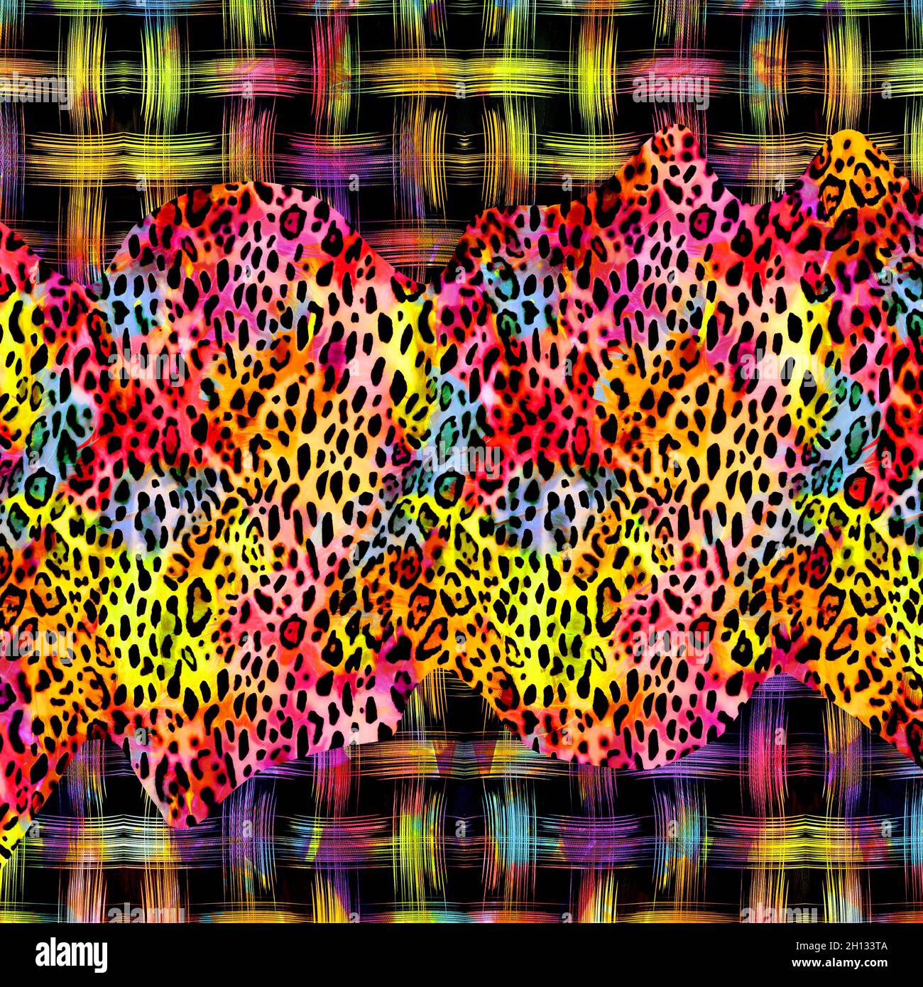 Multicolor abstract background. Digital effects. Geometric texture ...