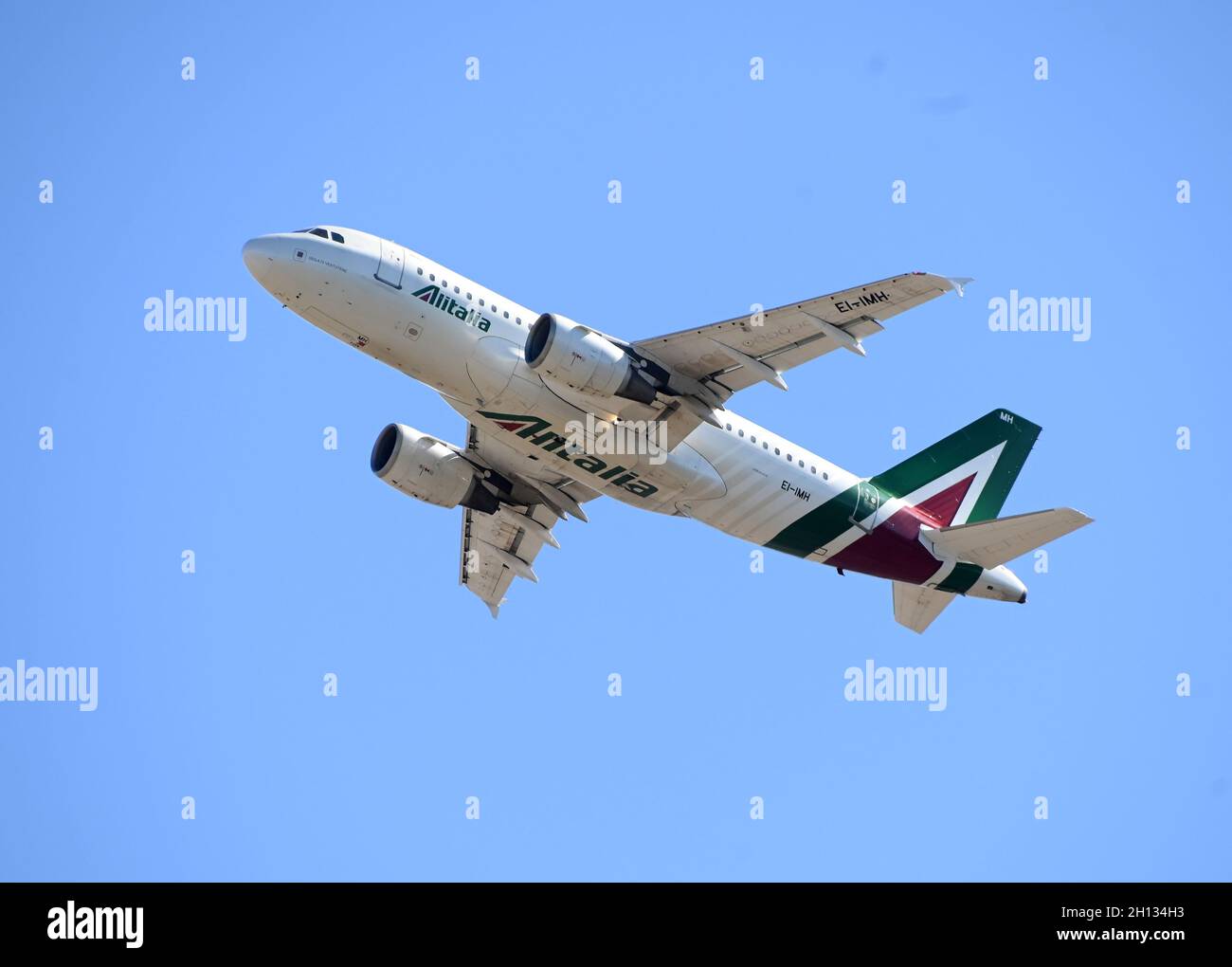 Rome, Italy. 15th Oct, 2021. An airplane of ITA (Italian Airline ...