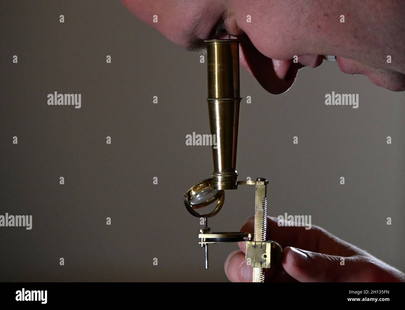 Darwin family microscope hi-res stock photography and images - Alamy