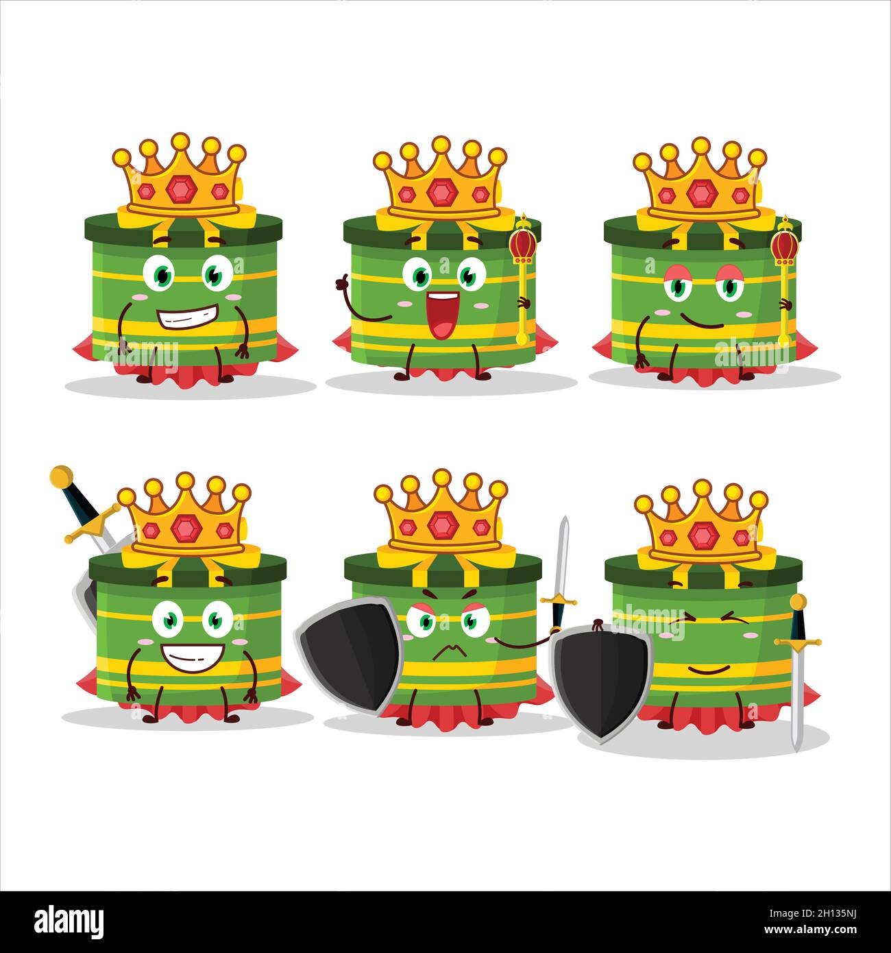 Carton king Stock Vector Images - Alamy