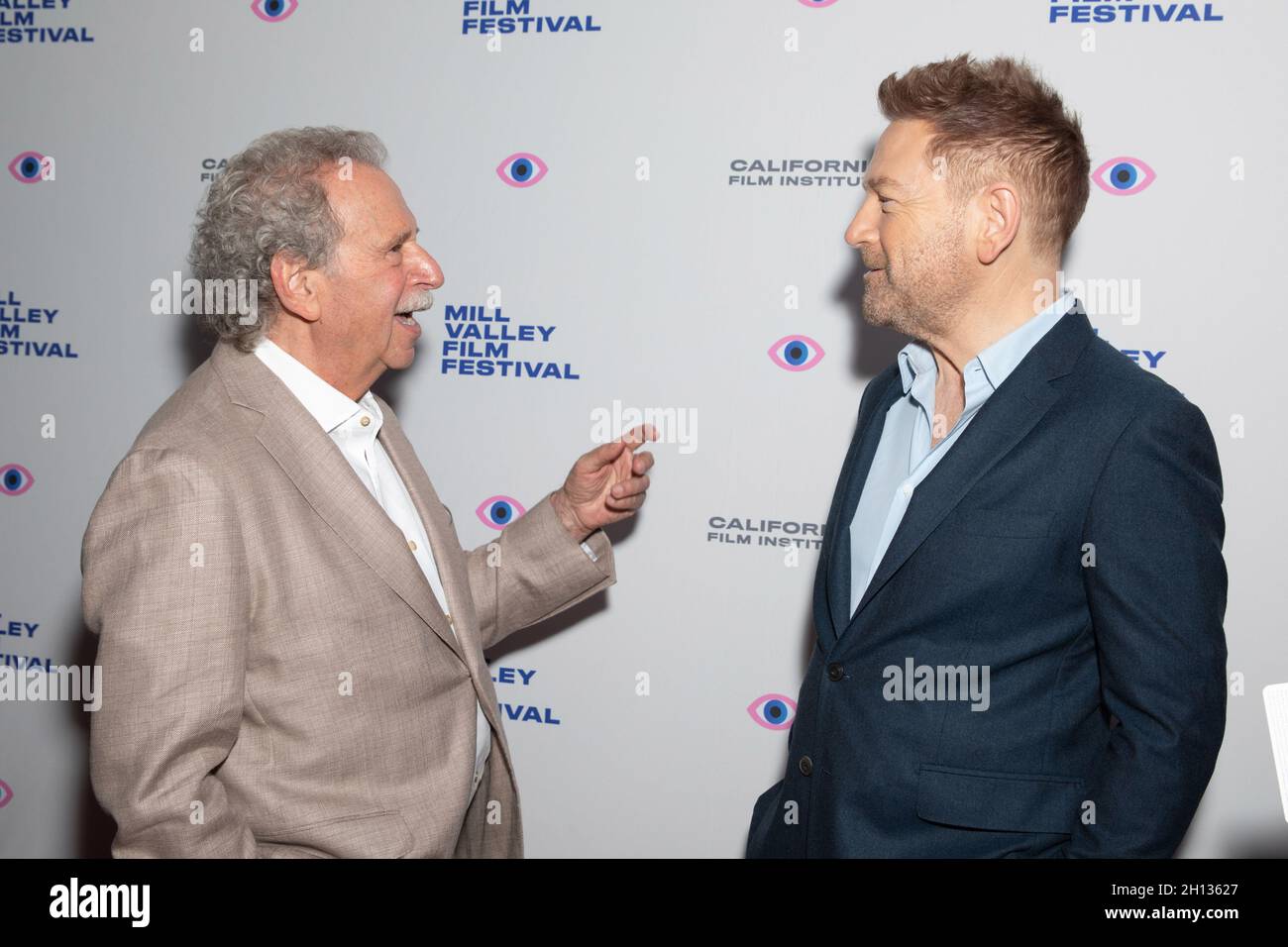 Mark Fishkin and Kenneth Branagh attend a special screening of "Belfast ...