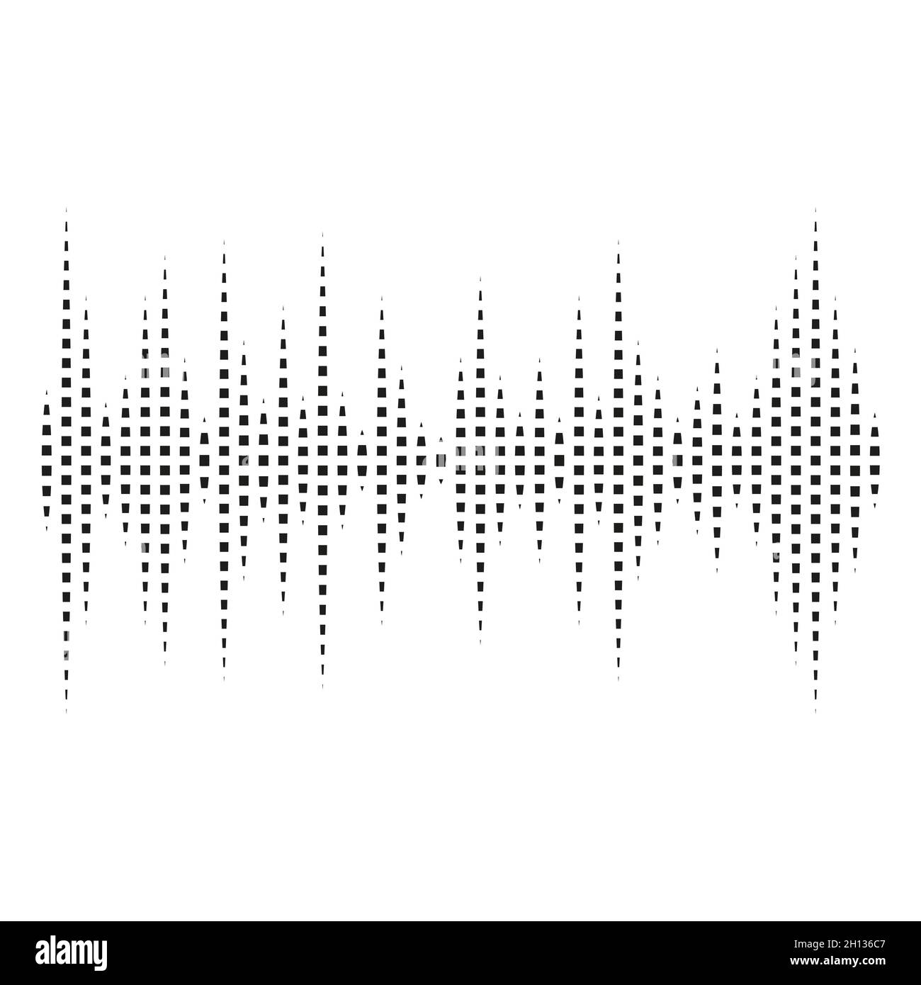 Abstract dotted equaliser. Vertical dots. Vector illustration of a ...