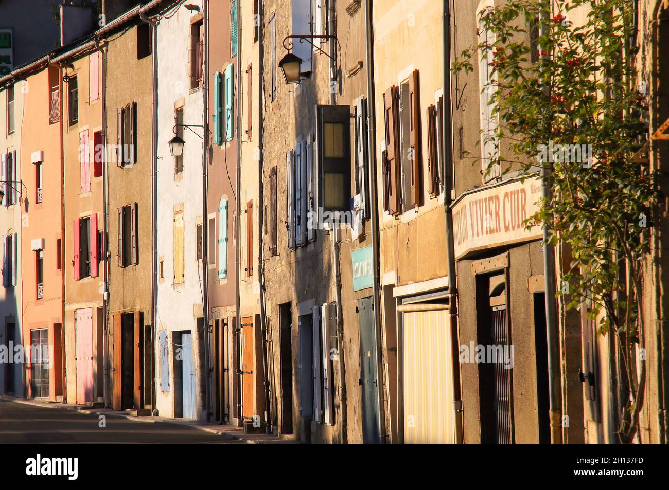 Traditional shuttered buildings hi-res stock photography and images - Alamy