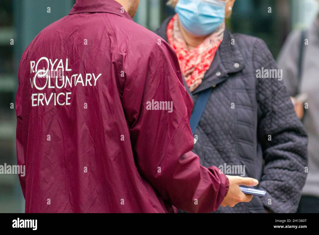 Royal Voluntary Service UK national charity fundraiser on the streets ...