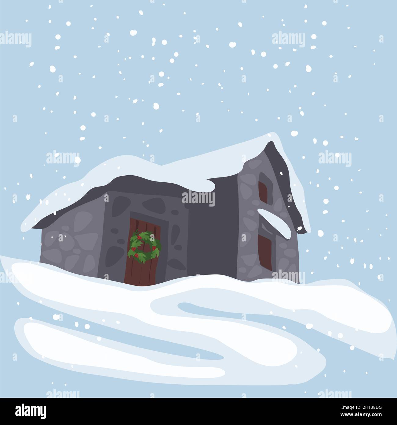 Christmas home clip art Stock Vector Image & Art - Alamy