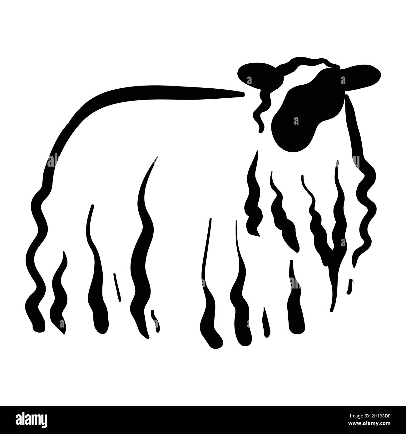 Black sheep Line art Stock Vector Image & Art - Alamy