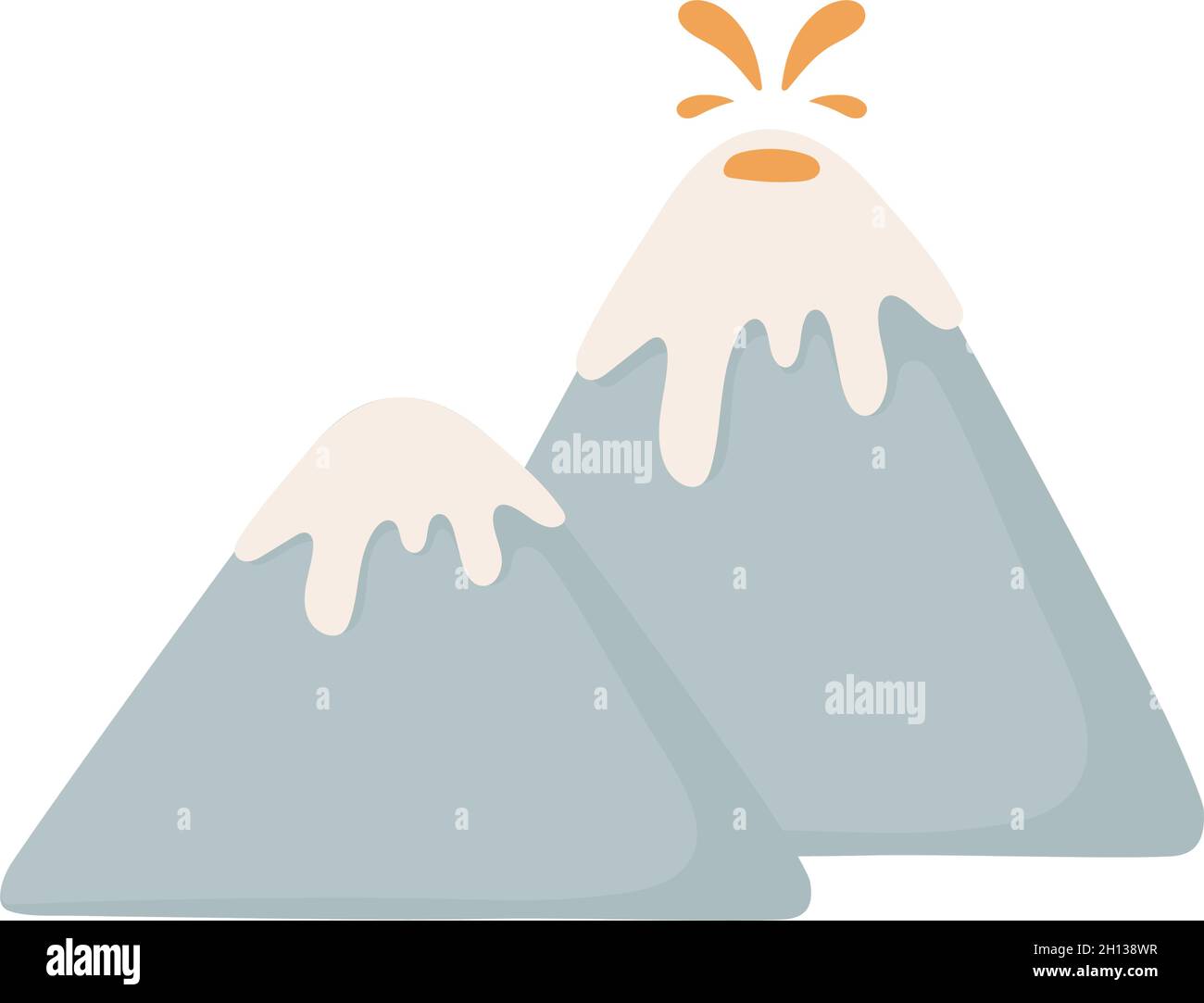Volcano area Stock Vector Images - Alamy