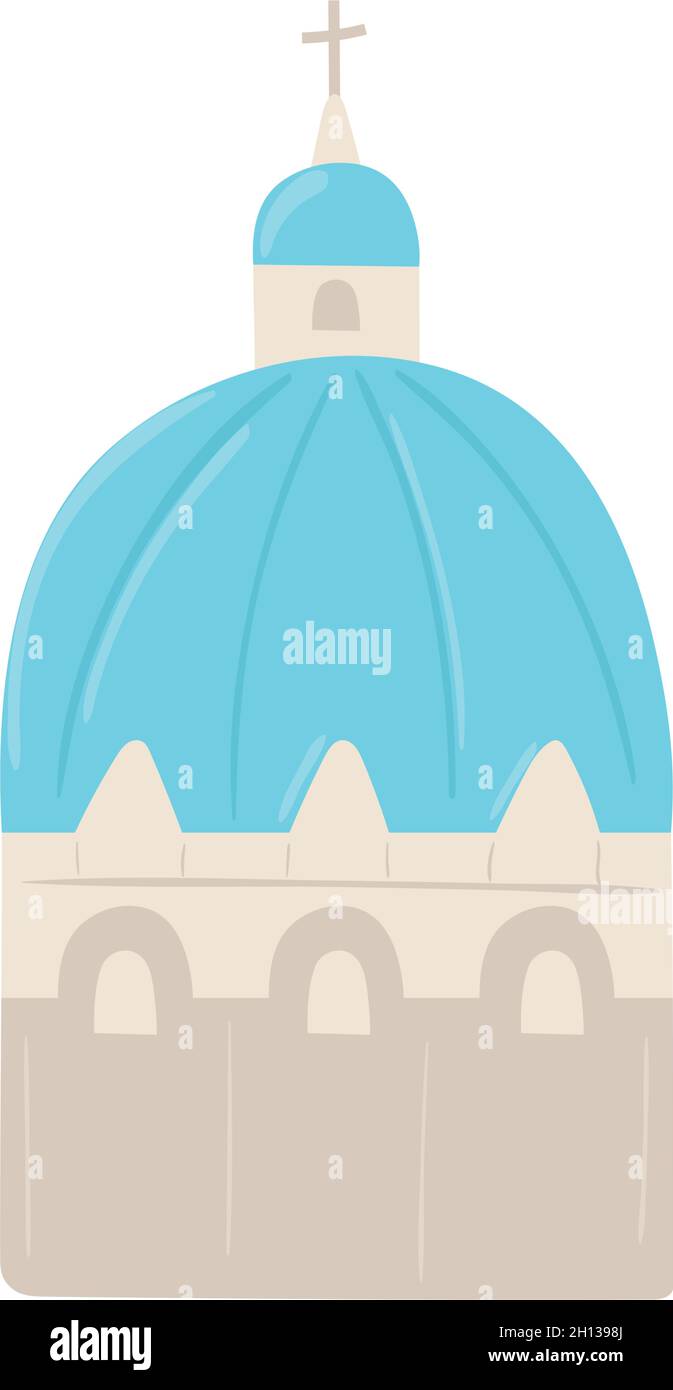 church dome with cross Stock Vector Image & Art - Alamy