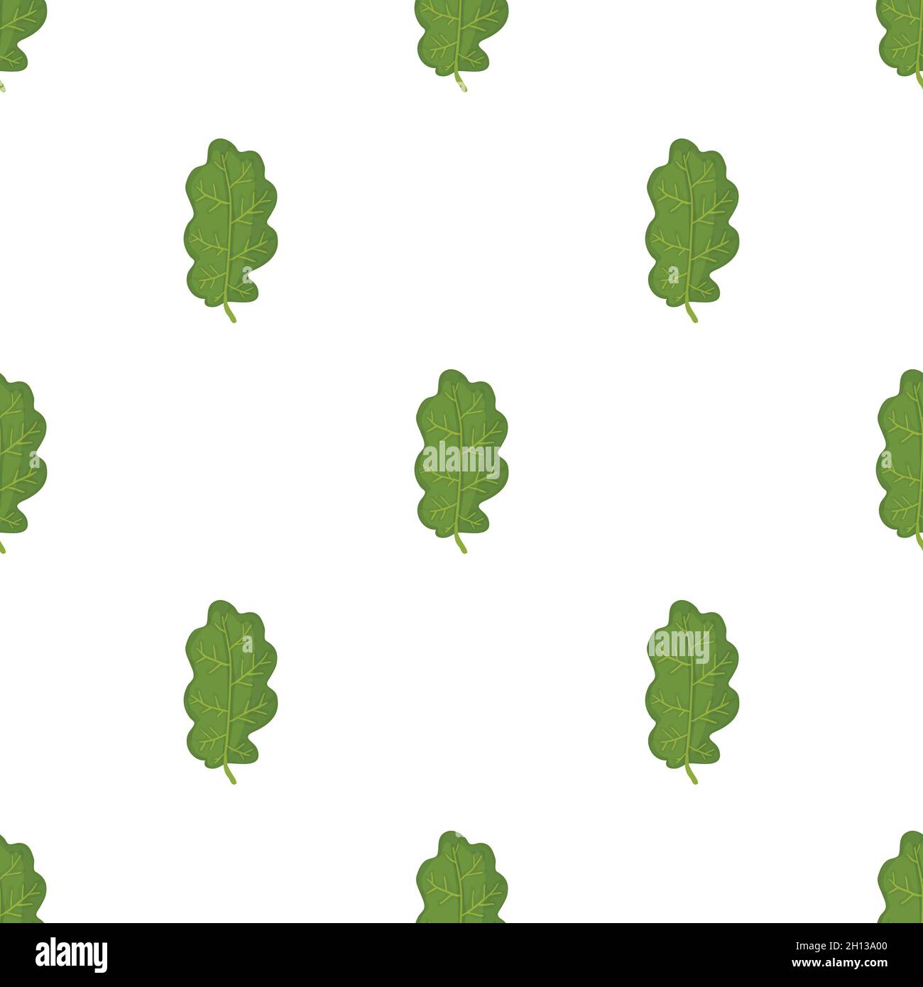 Green oak leaf pattern seamless background texture repeat wallpaper ...
