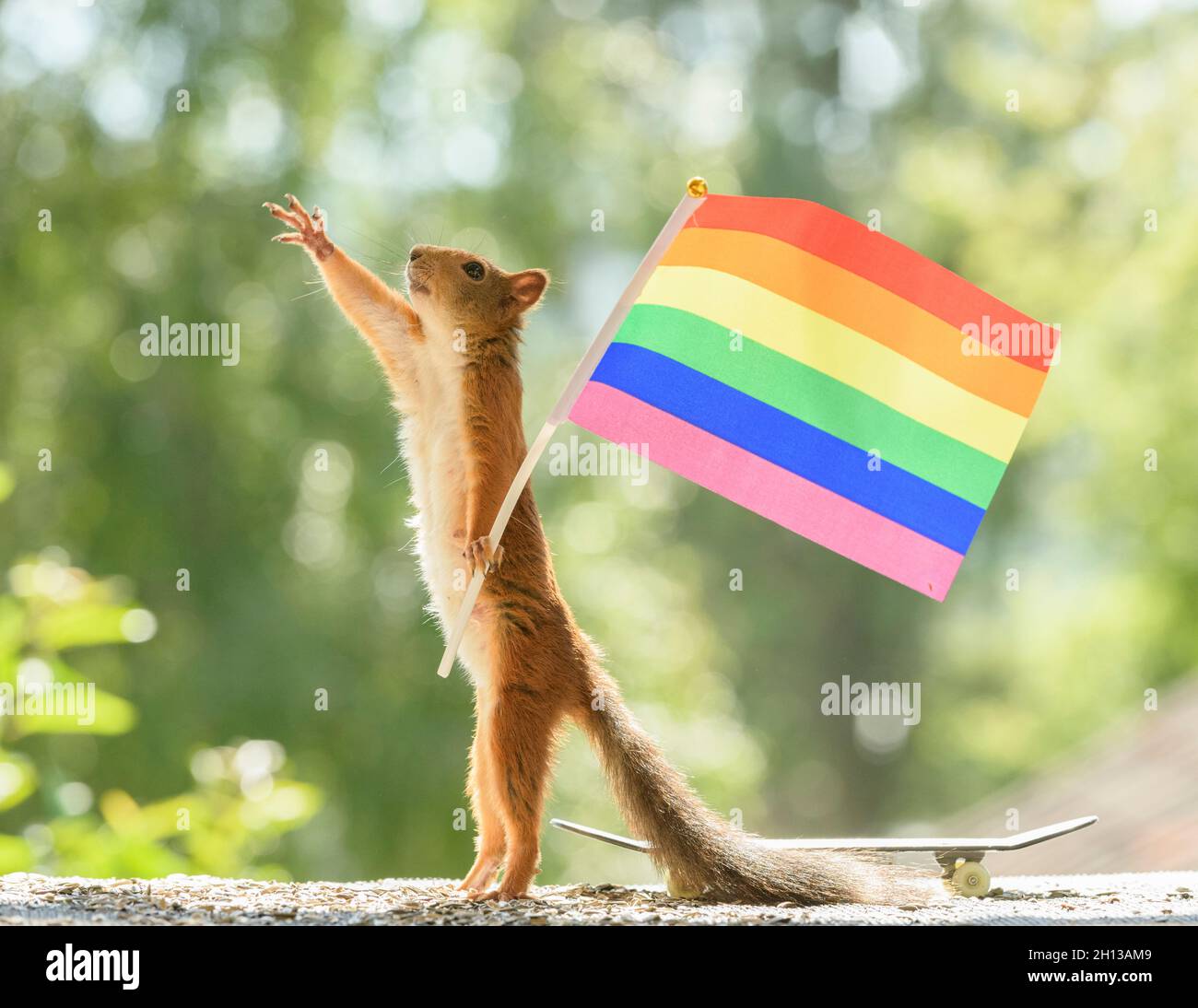 Holding a rainbow hi-res stock photography and images - Alamy