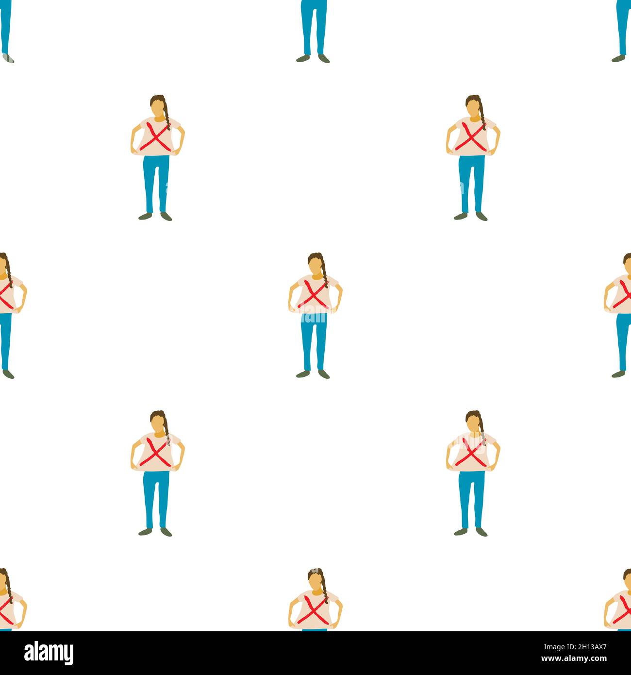 Woman protest pattern seamless background texture repeat wallpaper ...