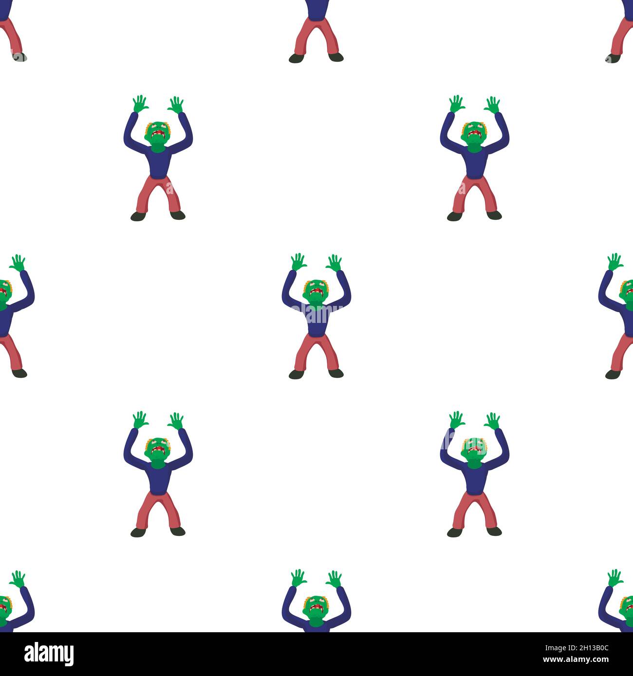 Zombie looks up pattern seamless background texture repeat wallpaper ...