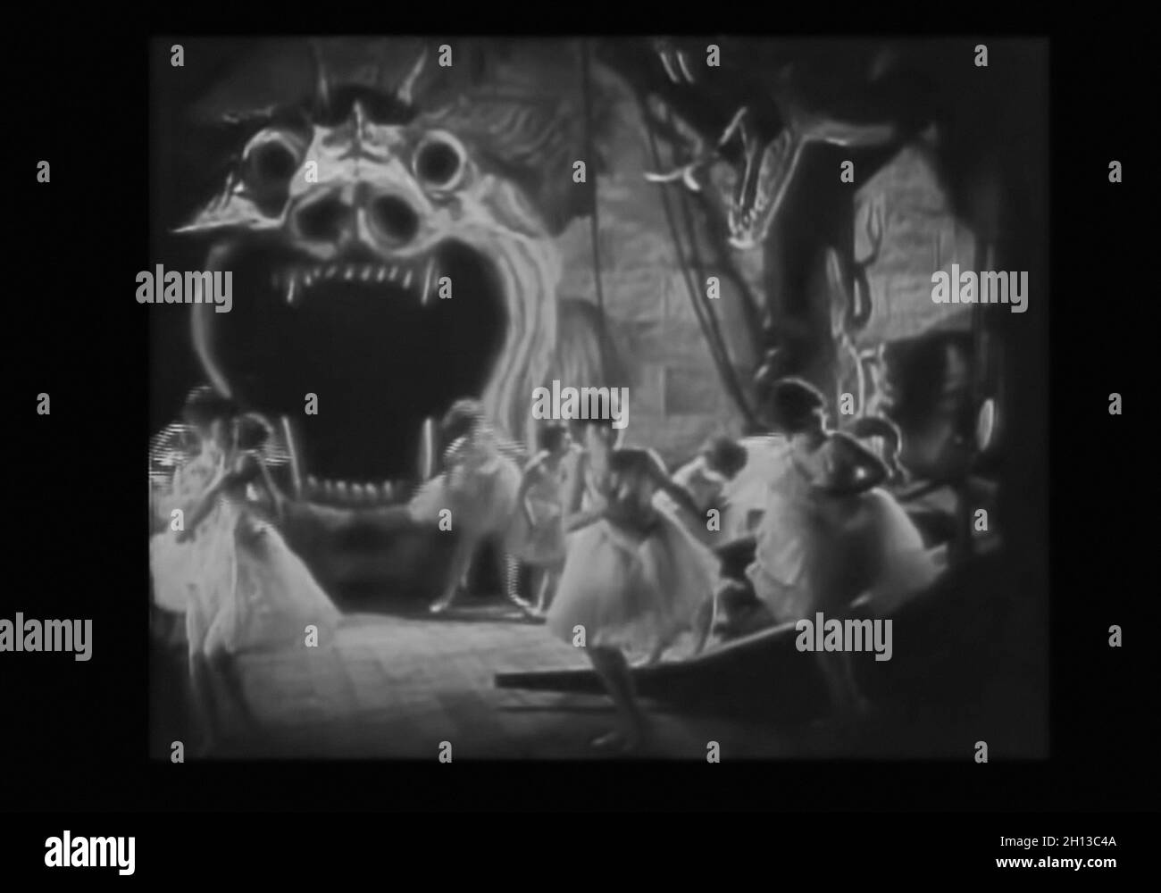 Vintage Phantom of the Opera Lon chaney screen from the film Stock ...