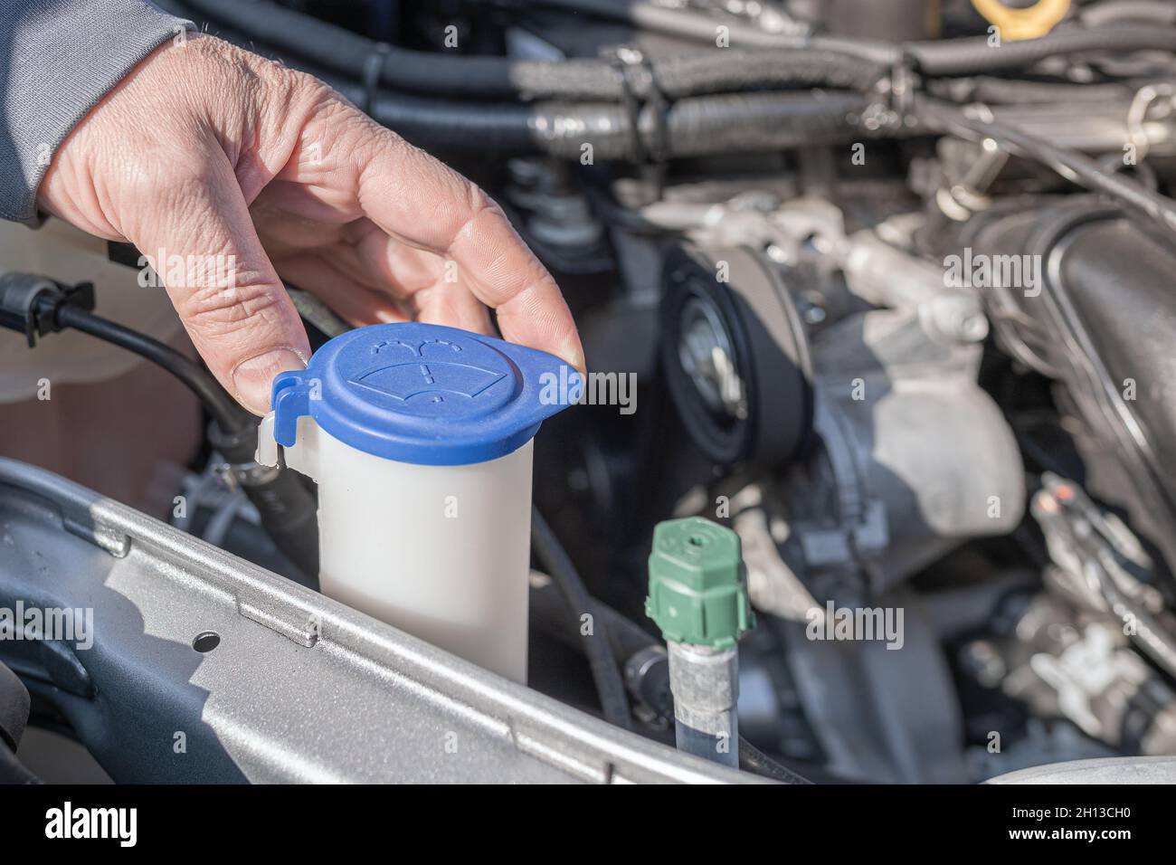 Car water injection tube hi-res stock photography and images - Alamy