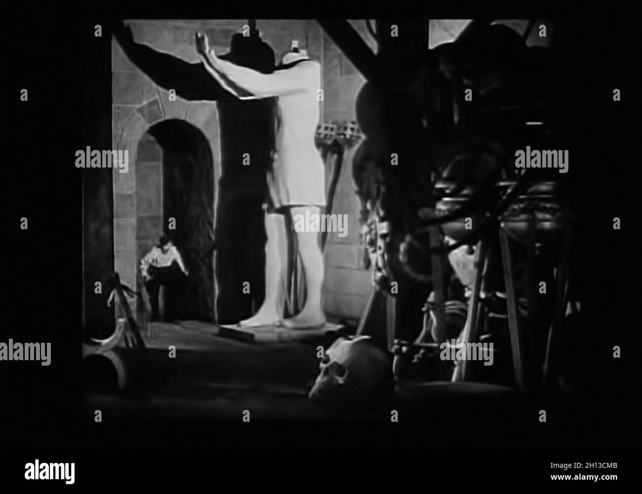 Vintage Phantom of the Opera Lon chaney screen from the film Stock ...
