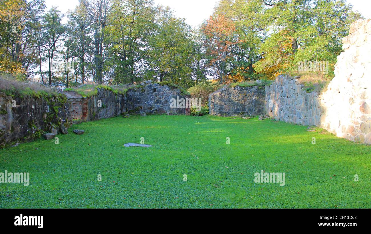 Pyhän Birgitan kirkon rauniot, 1520, Vihti Stock Photo - Alamy