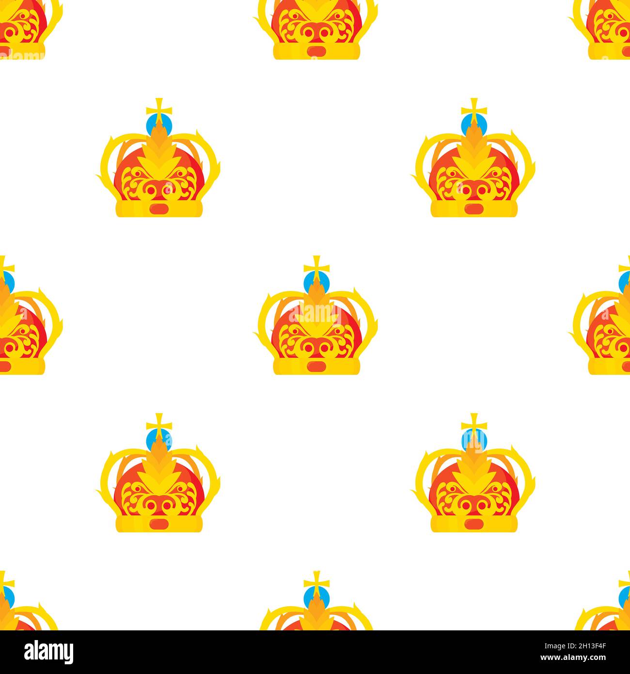 Crown pattern seamless background texture repeat wallpaper geometric ...