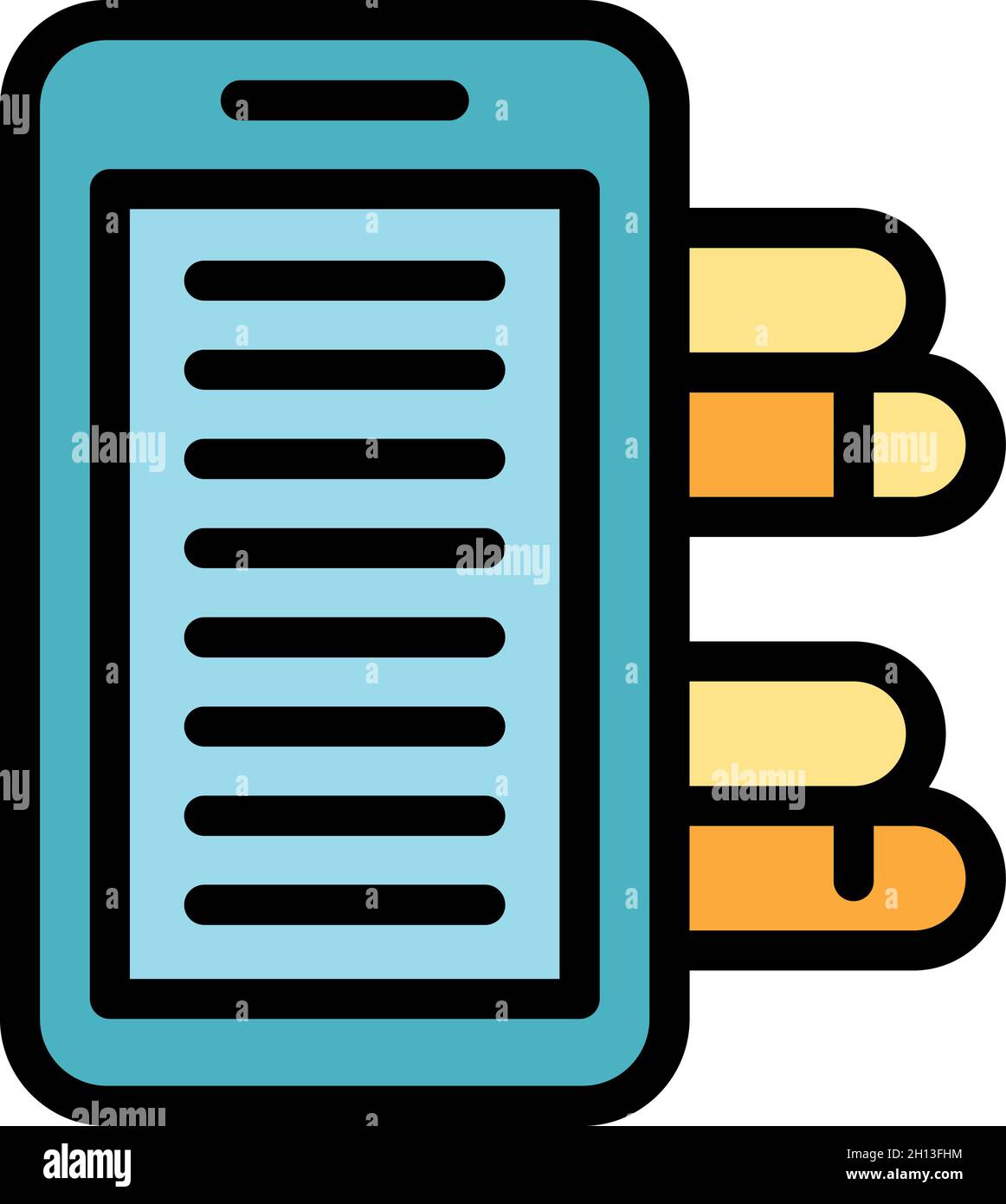 Digital information icon. Outline digital information vector icon thin ...