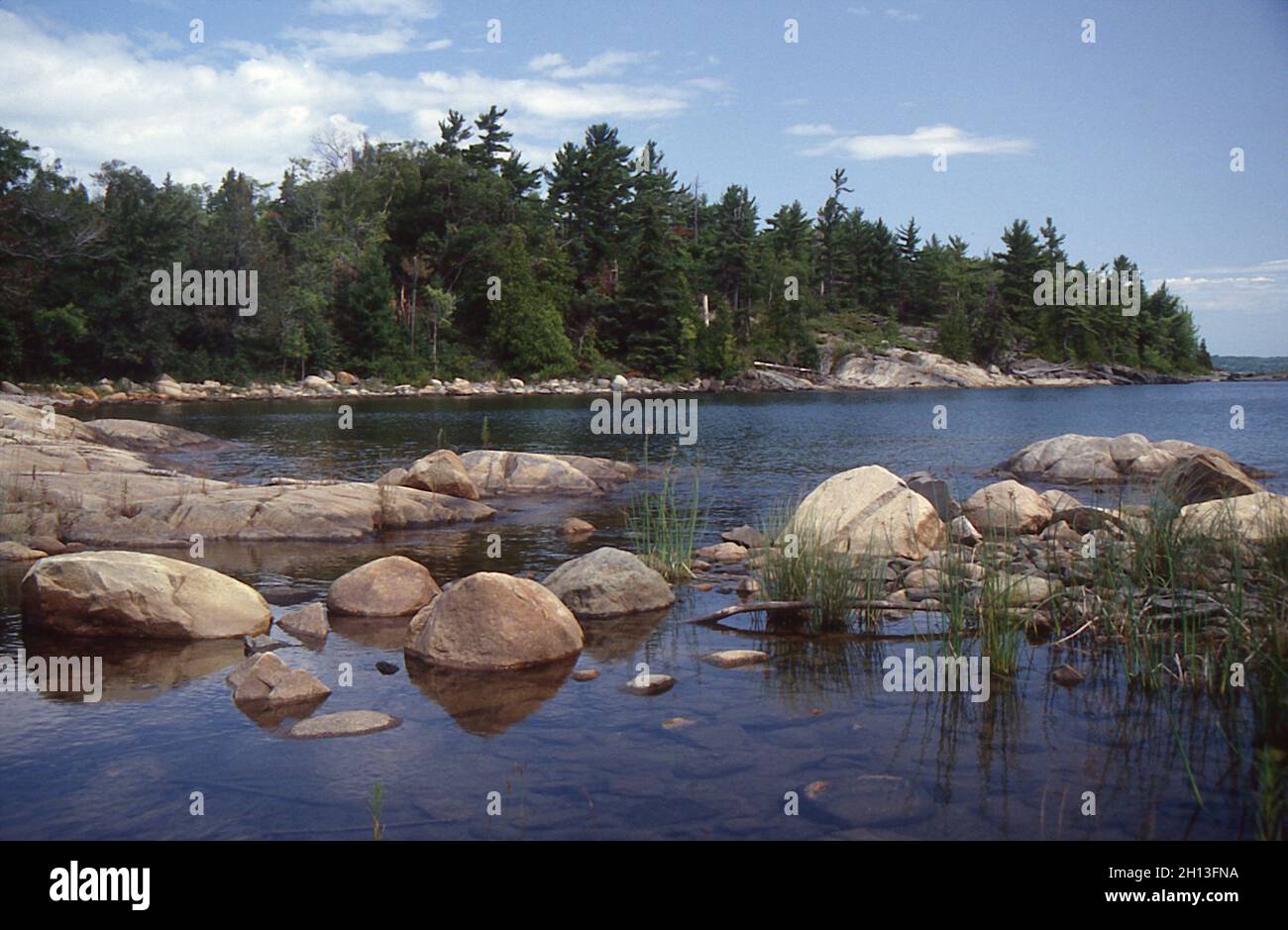 Island in Lake Huron, Ontario, Canada Stock Photo - Alamy