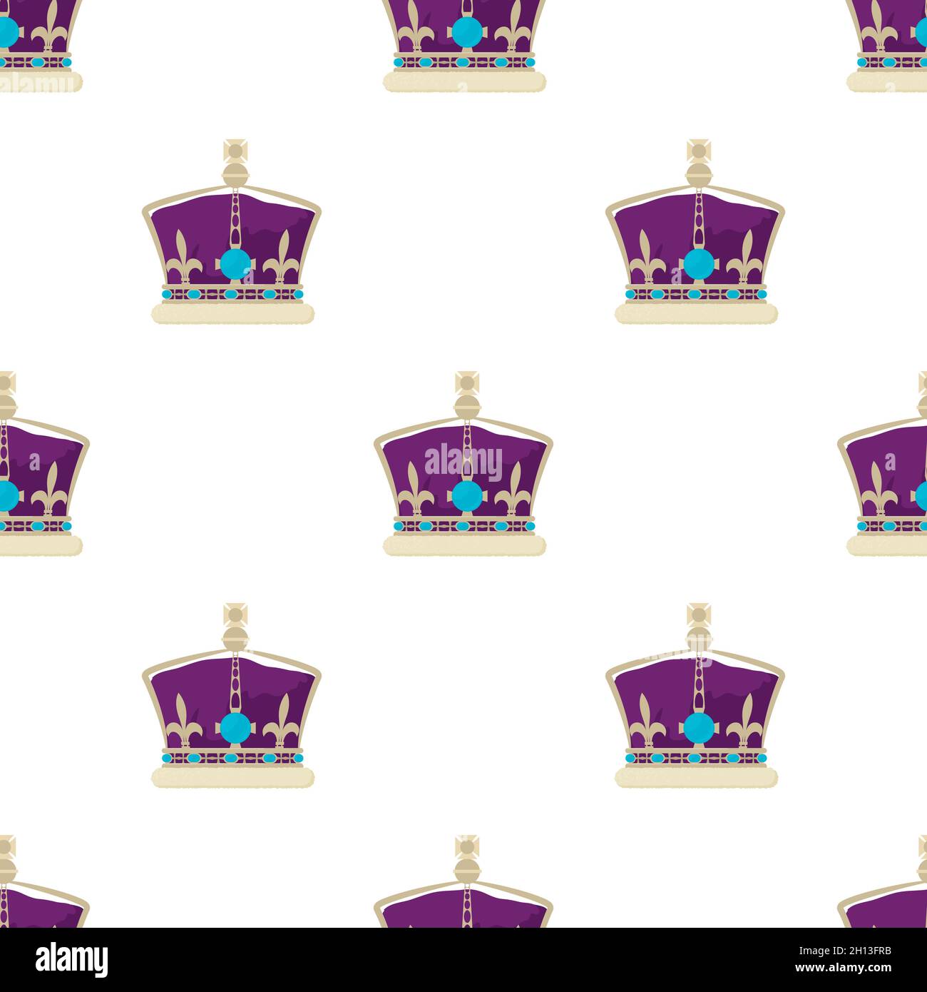 Crown of the King pattern seamless background texture repeat wallpaper ...