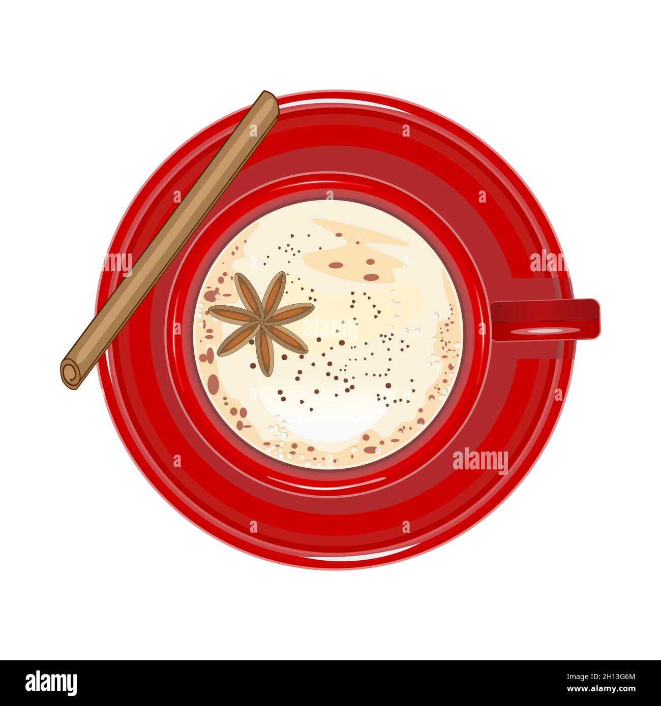 Egg nog Stock Vector Images - Alamy