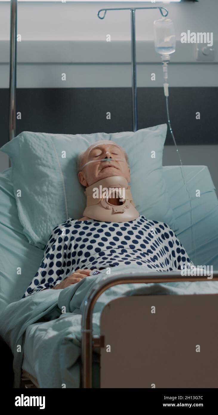 Multi ethnic medical staff checking on patient healthcare in hospital ...