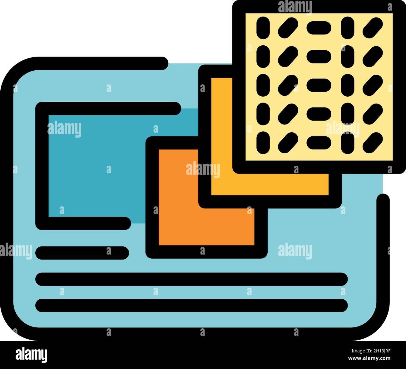 Template website sitemap vector flowchart interface hi-res stock ...