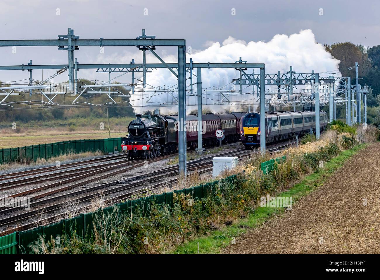 Jubilee class steam locomotive hi-res stock photography and images - Alamy