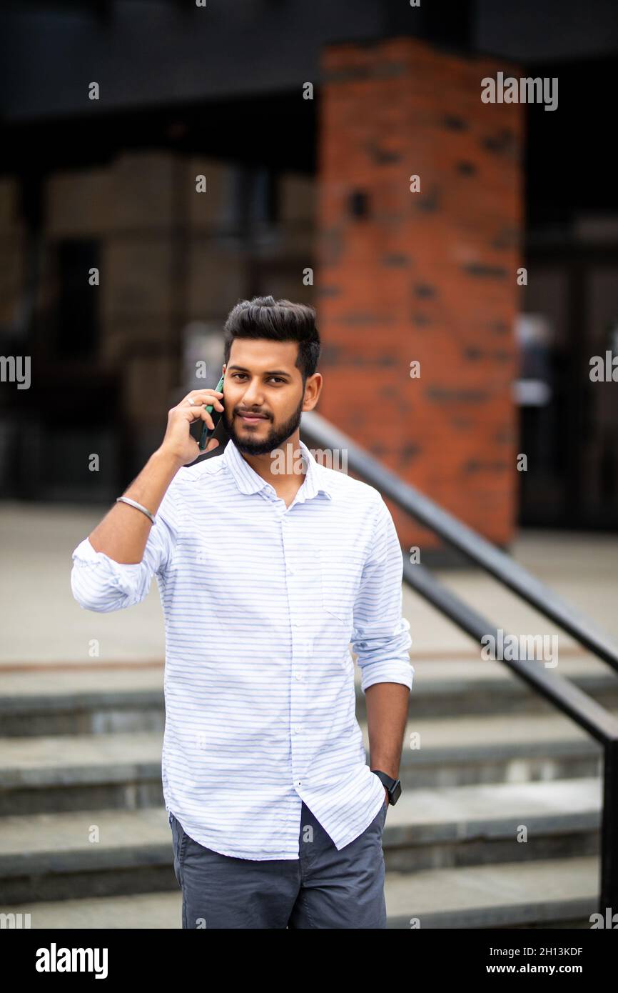 Indian businessman walking stairs hi-res stock photography and images ...