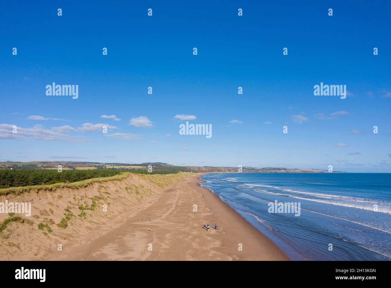 Angus scotland sea aerial hi-res stock photography and images - Alamy