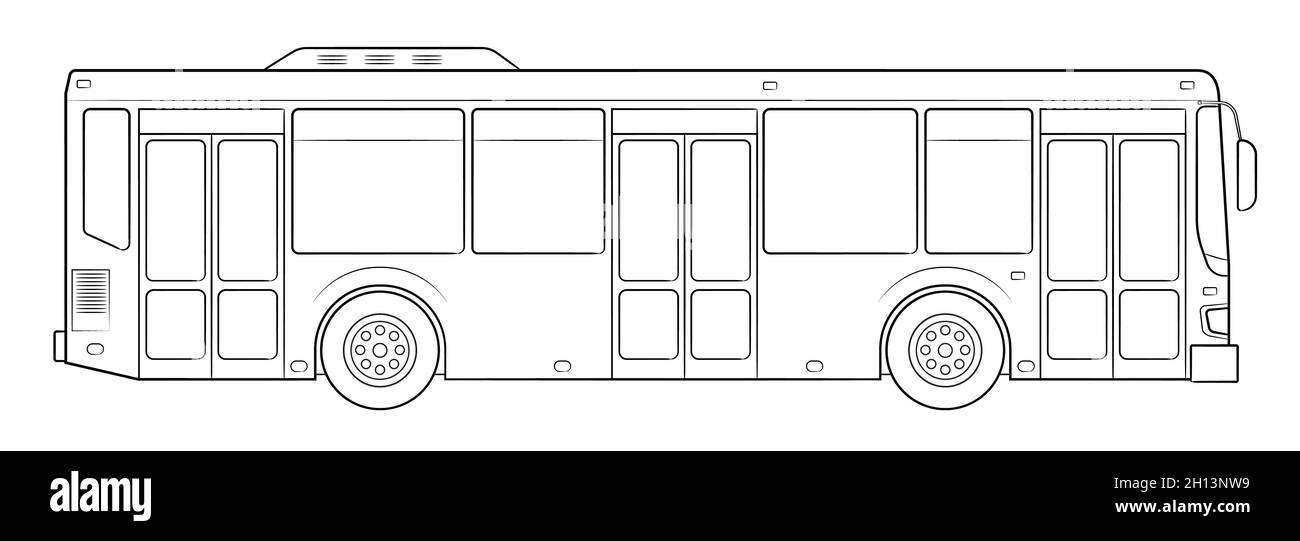 Classic car bus Cut Out Stock Images & Pictures - Alamy