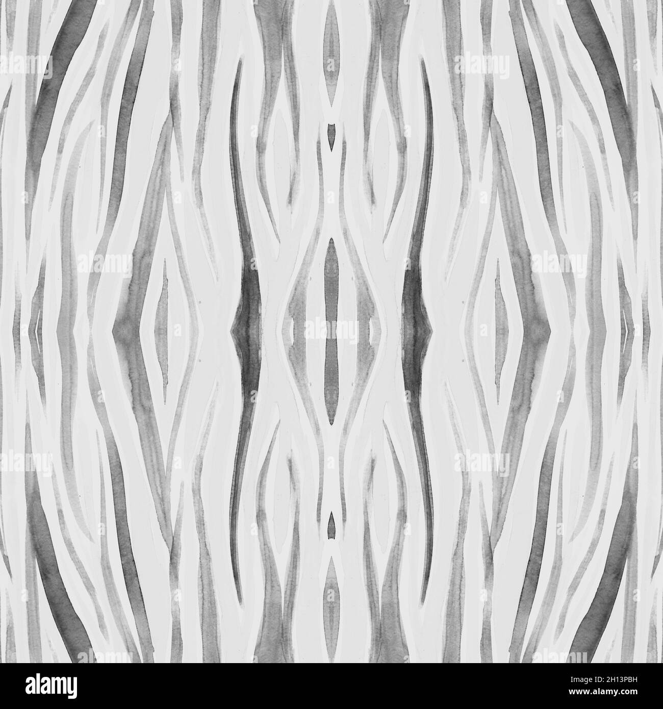 Seamless Zebra Pattern. Watercolor Africa Fur Stock Photo - Alamy