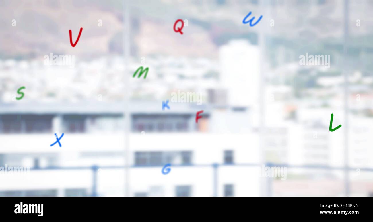 Falling letters hi-res stock photography and images - Alamy