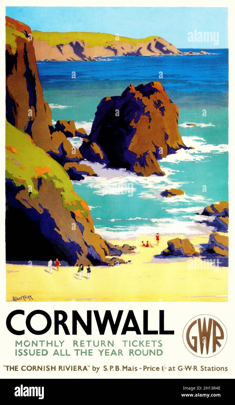 Poster train riviera hi-res stock photography and images - Alamy