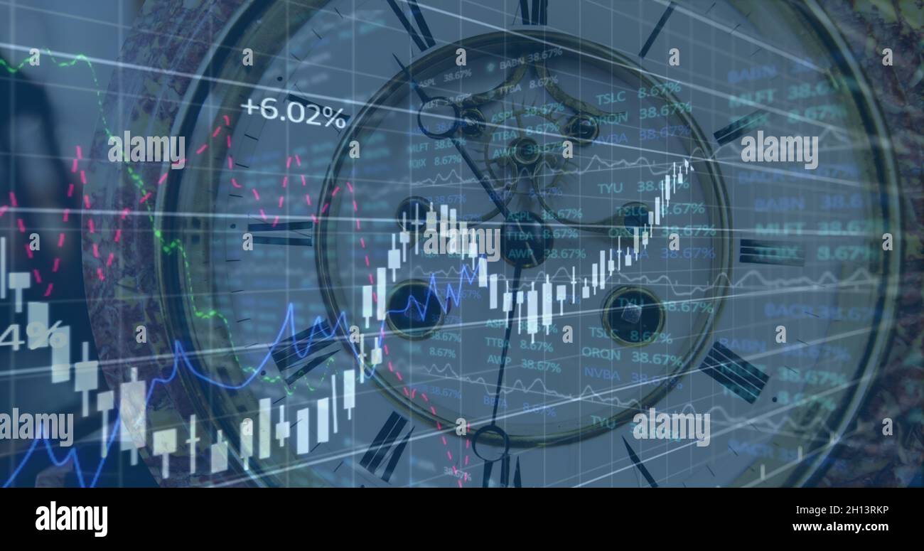 Digital bank clock hi-res stock photography and images - Alamy
