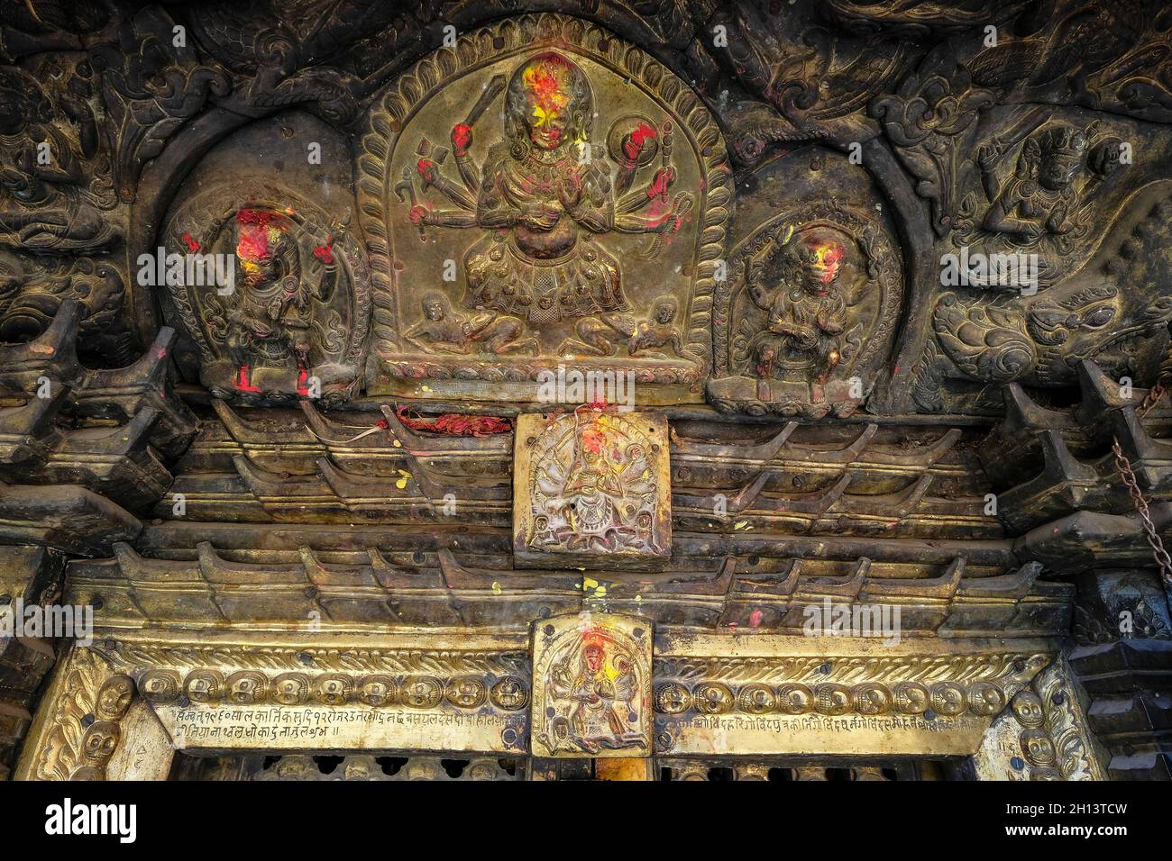 Changunarayan temple facade hi-res stock photography and images - Alamy