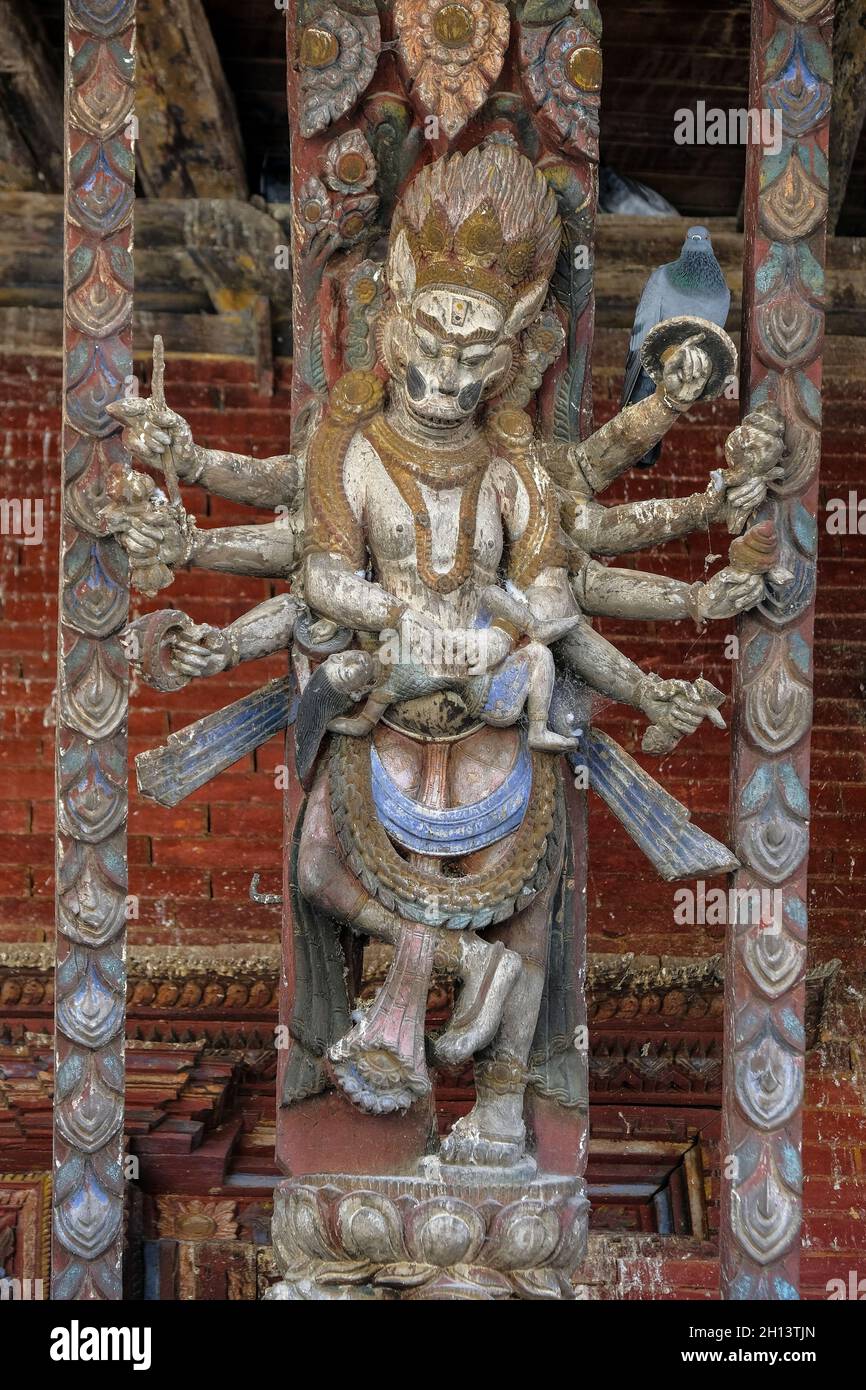 Changunarayan temple facade hi-res stock photography and images - Alamy