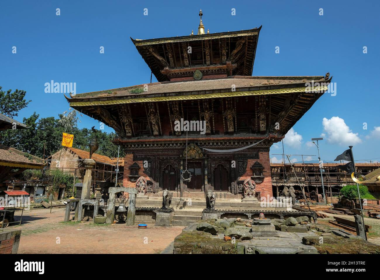 The Changu Narayan Temple considered the oldest temple in Nepal ...