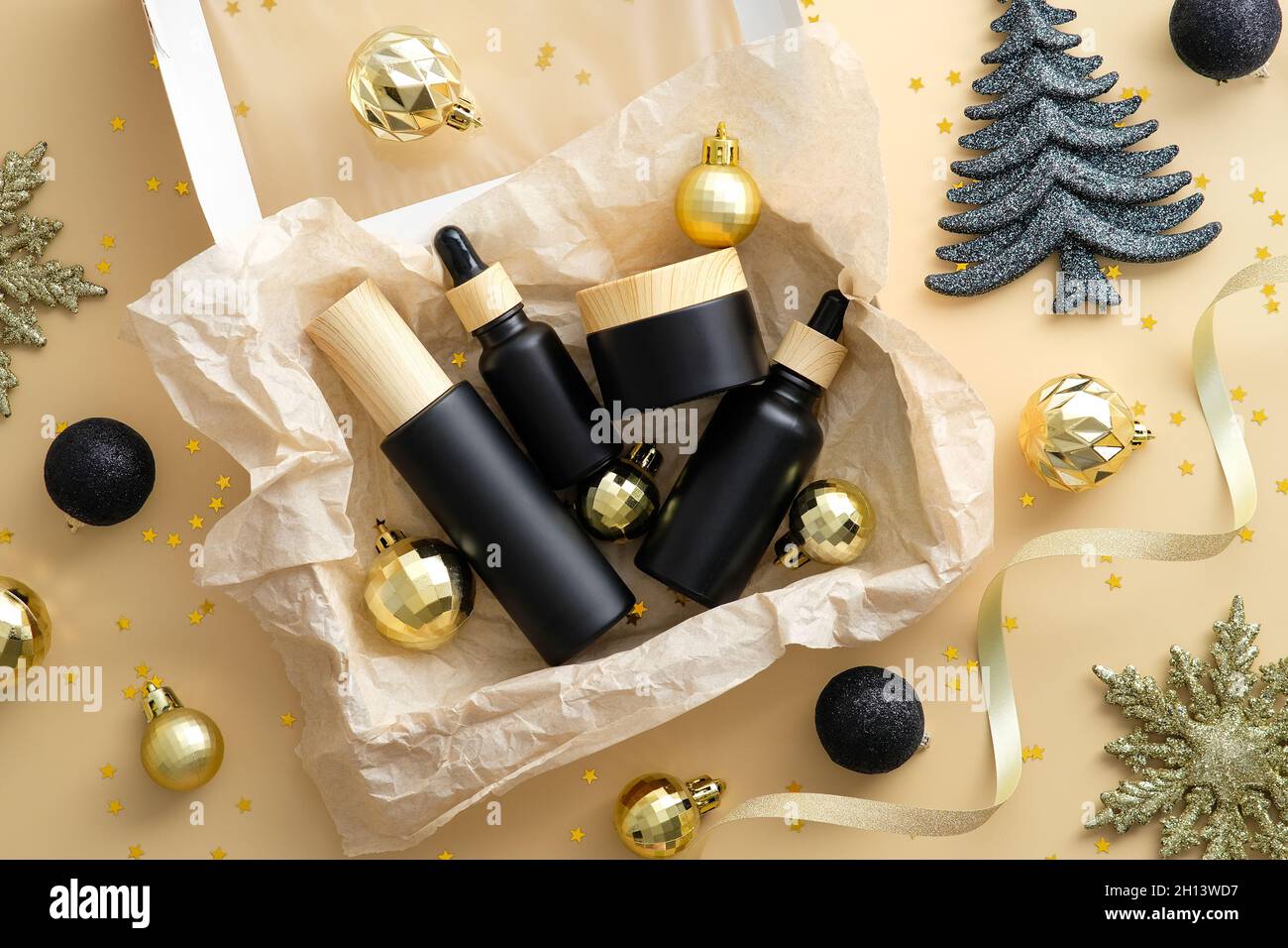 Festive Subscription box for women with bath SPA cosmetic products and ...