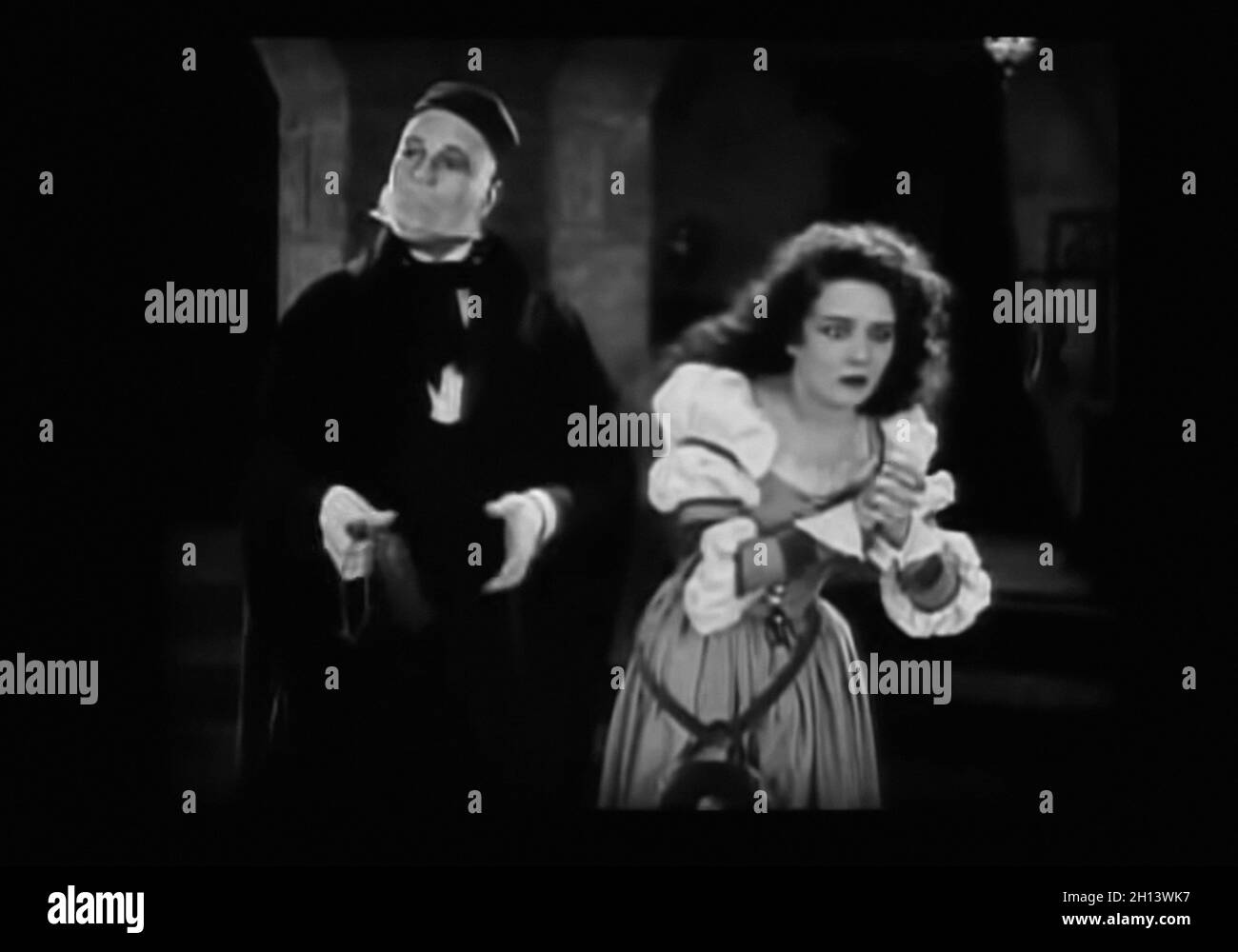 Vintage Phantom of the Opera Lon chaney screen from the film Stock ...
